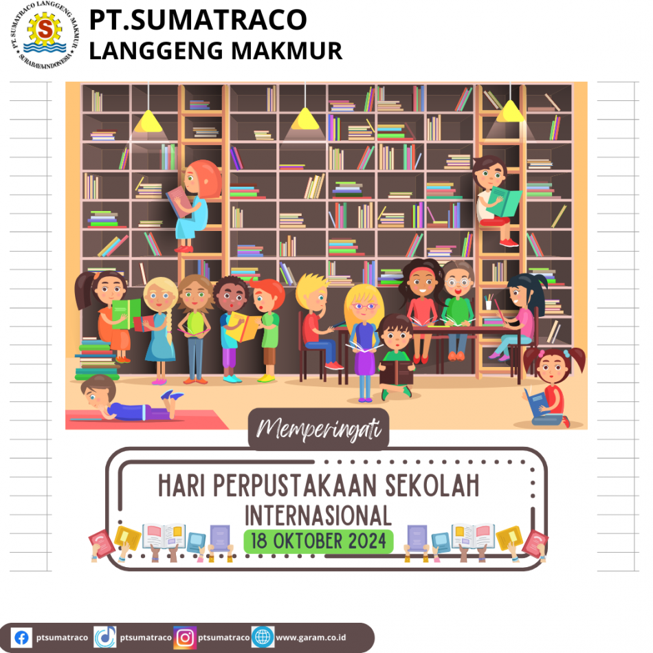 PT. Sumatraco Langgeng Makmur Rayakan Hari Perpustakaan Sekolah ...